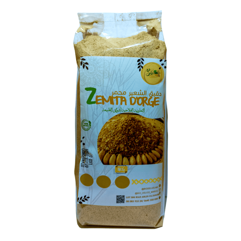 (طحين الشعير محمر (زميطة | Zemmita D'orge Beldi 1kg